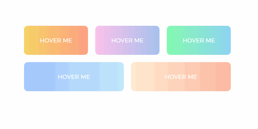 Pure Css Gradient Button With Hover Effect Codemyui