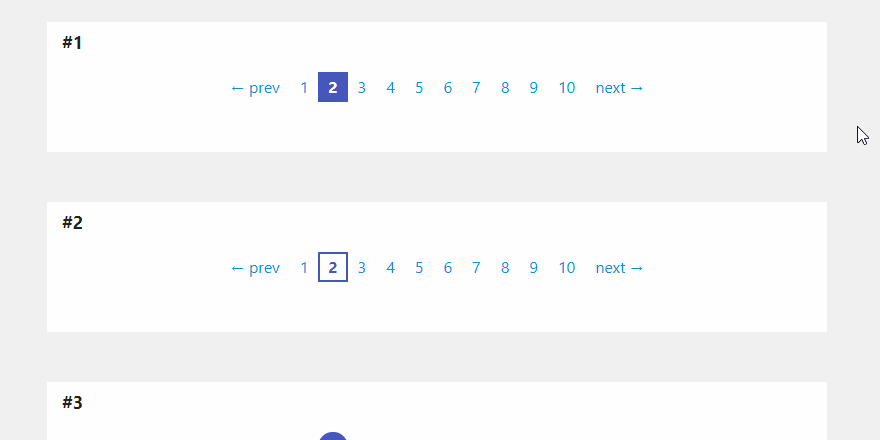 Pagination Styles Using Css Codemyui